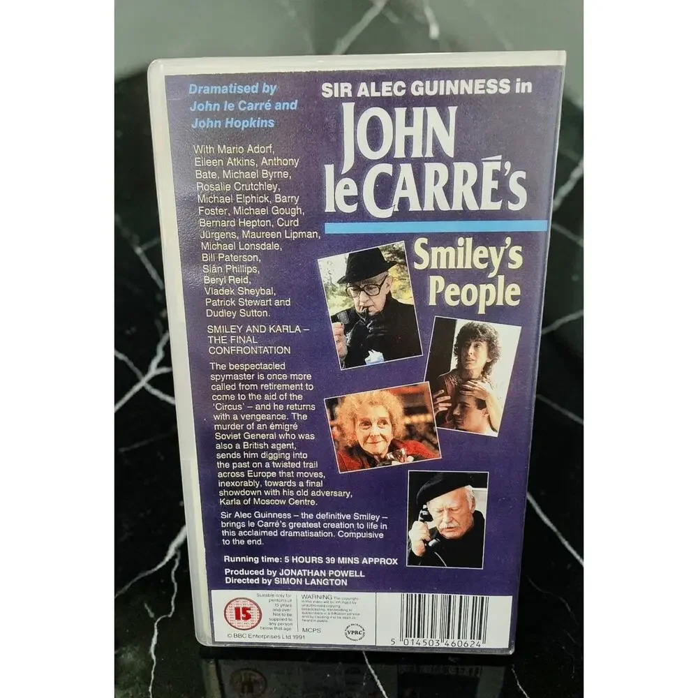 Media | John Le Carrs Smileys People Bbc Vhs Double Video Pack Sir Alec ...